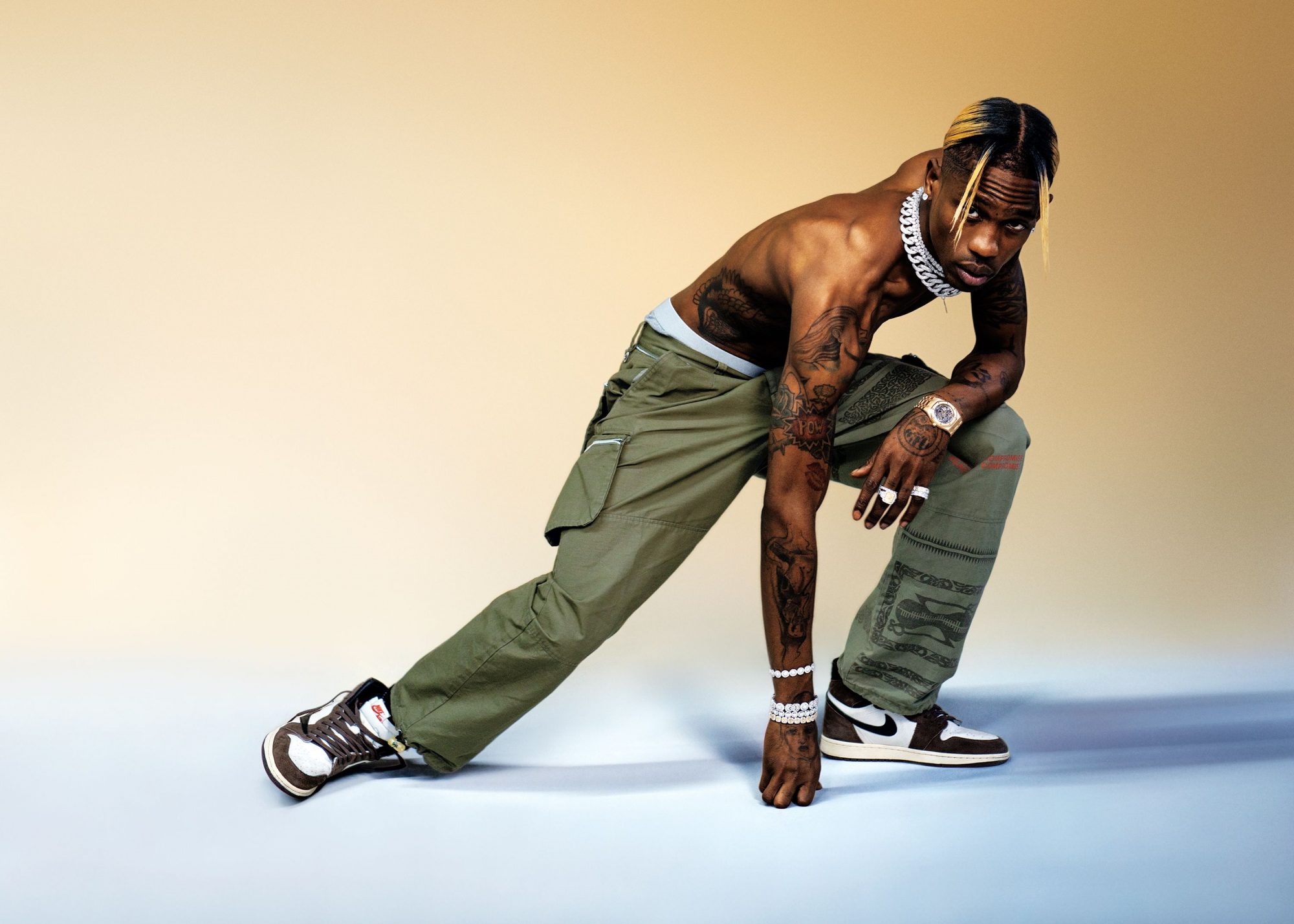 Travis Scott fronts the cover of Rolling Stone magazine - Ivory NG