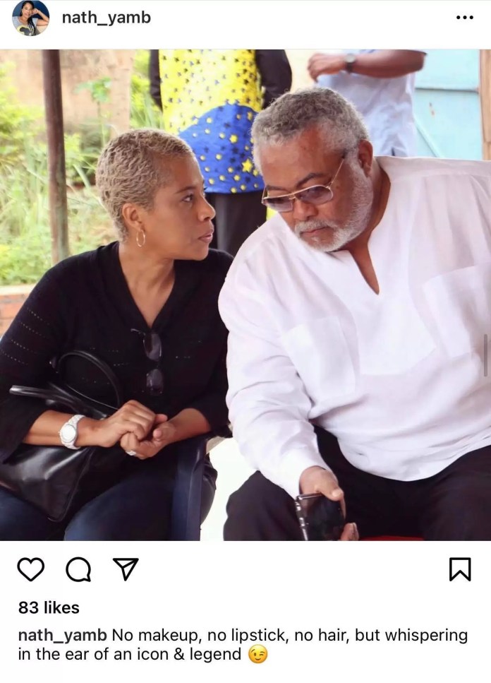 Late Jerry Rawlings' side chic surfaces, claims he fathered a son with ...
